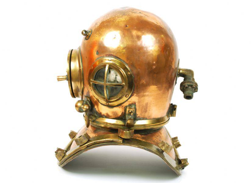 e-Shop/Antiquariato nautico/Cod. 2453 Elmo palombaro 1930