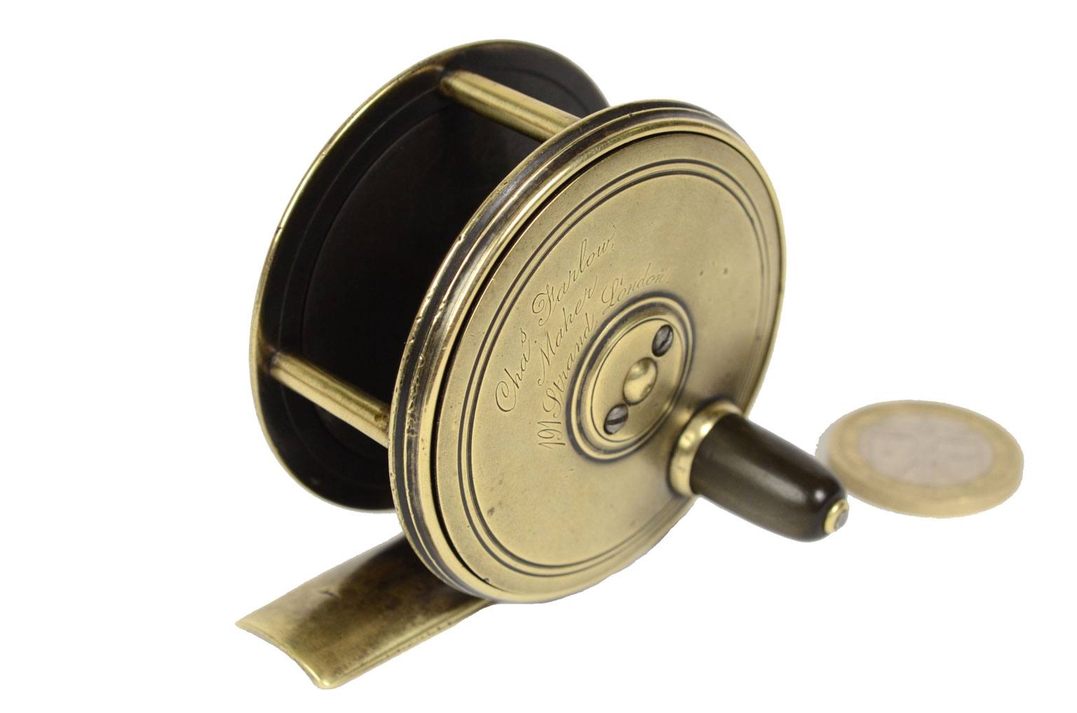 e-Shop/Nautical antiques/Code 4226 Brass fishing reel