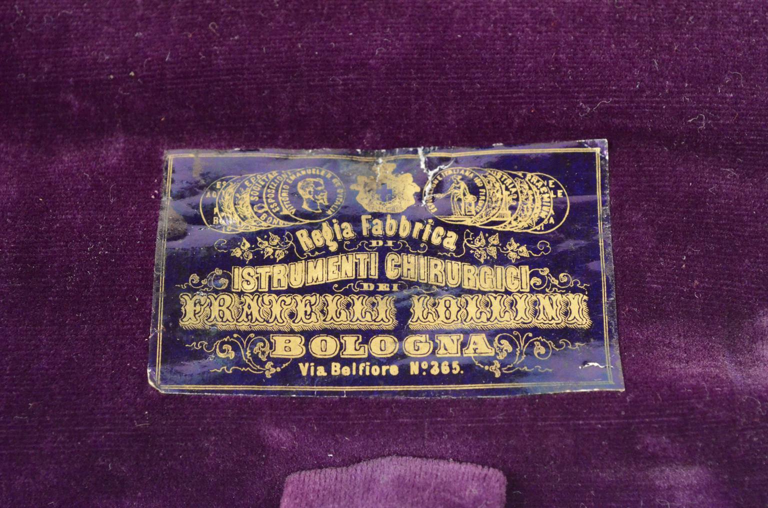 e-Shop/Old medical instruments/Code 4371 Set Lollini Bologna