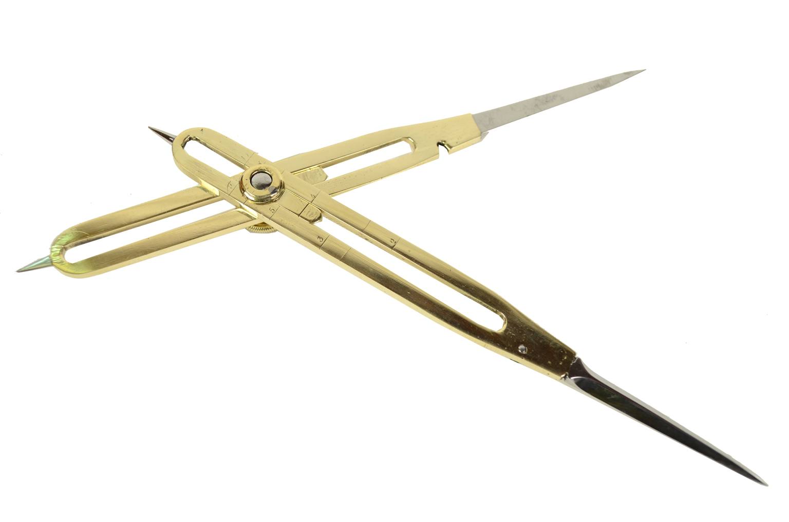 e-Shop/Nautical antiques/Code 5127 Cross-legged compasses