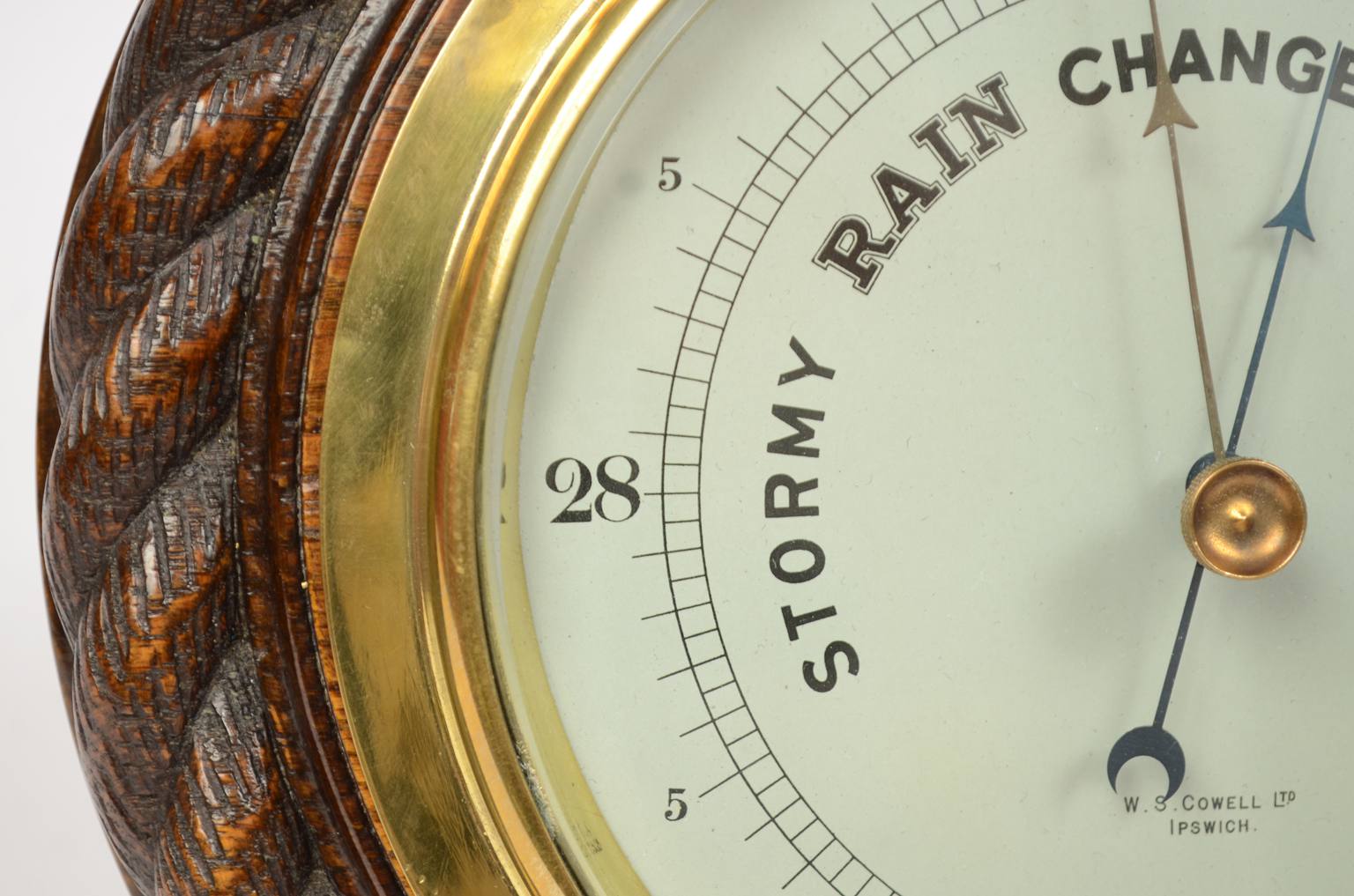 e-Shop/Antique barometers/Code 5461 Antique aneroid barometer