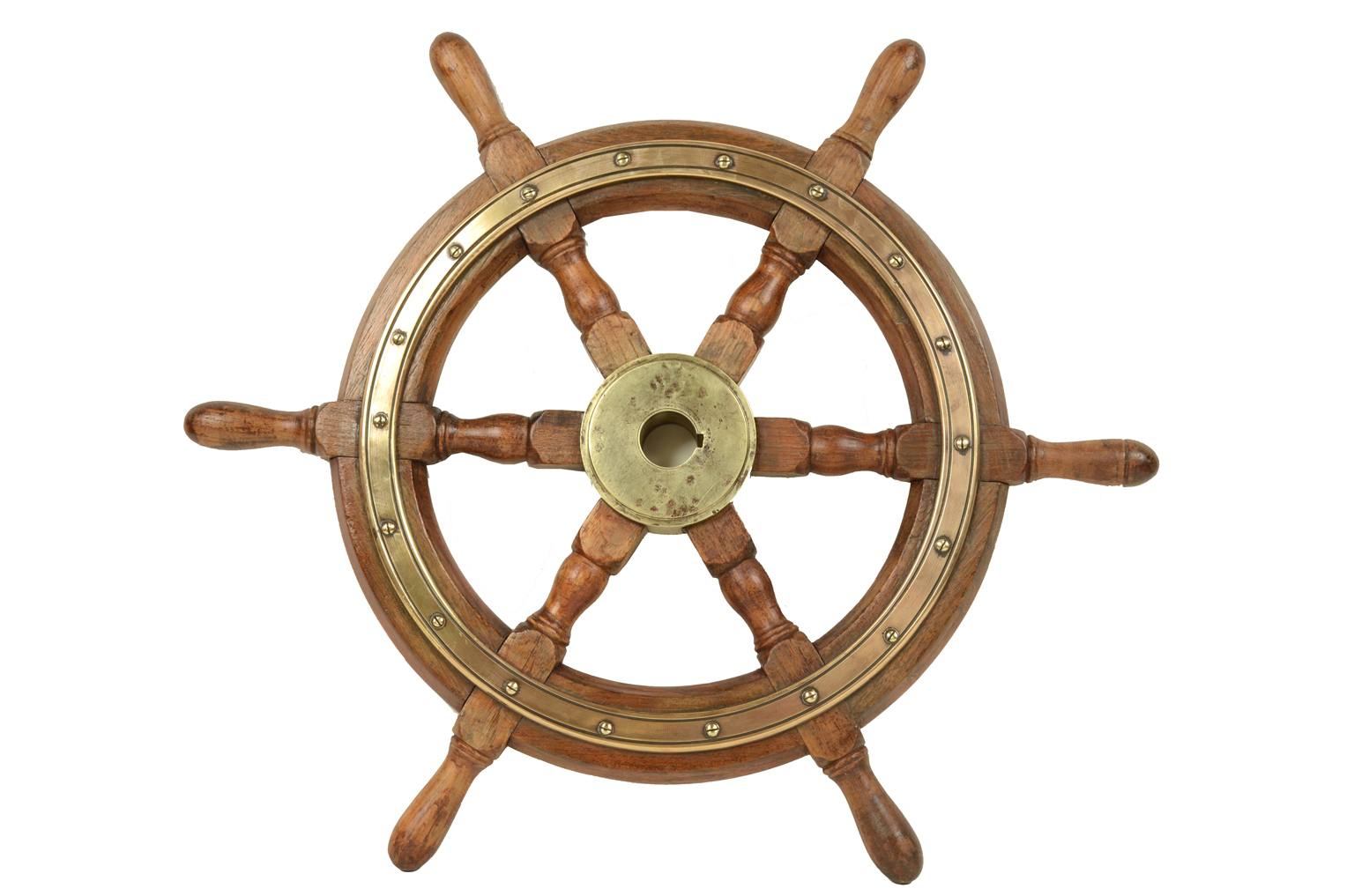 e-Shop/Antiquariato nautico/Cod. 5484 Antico timone