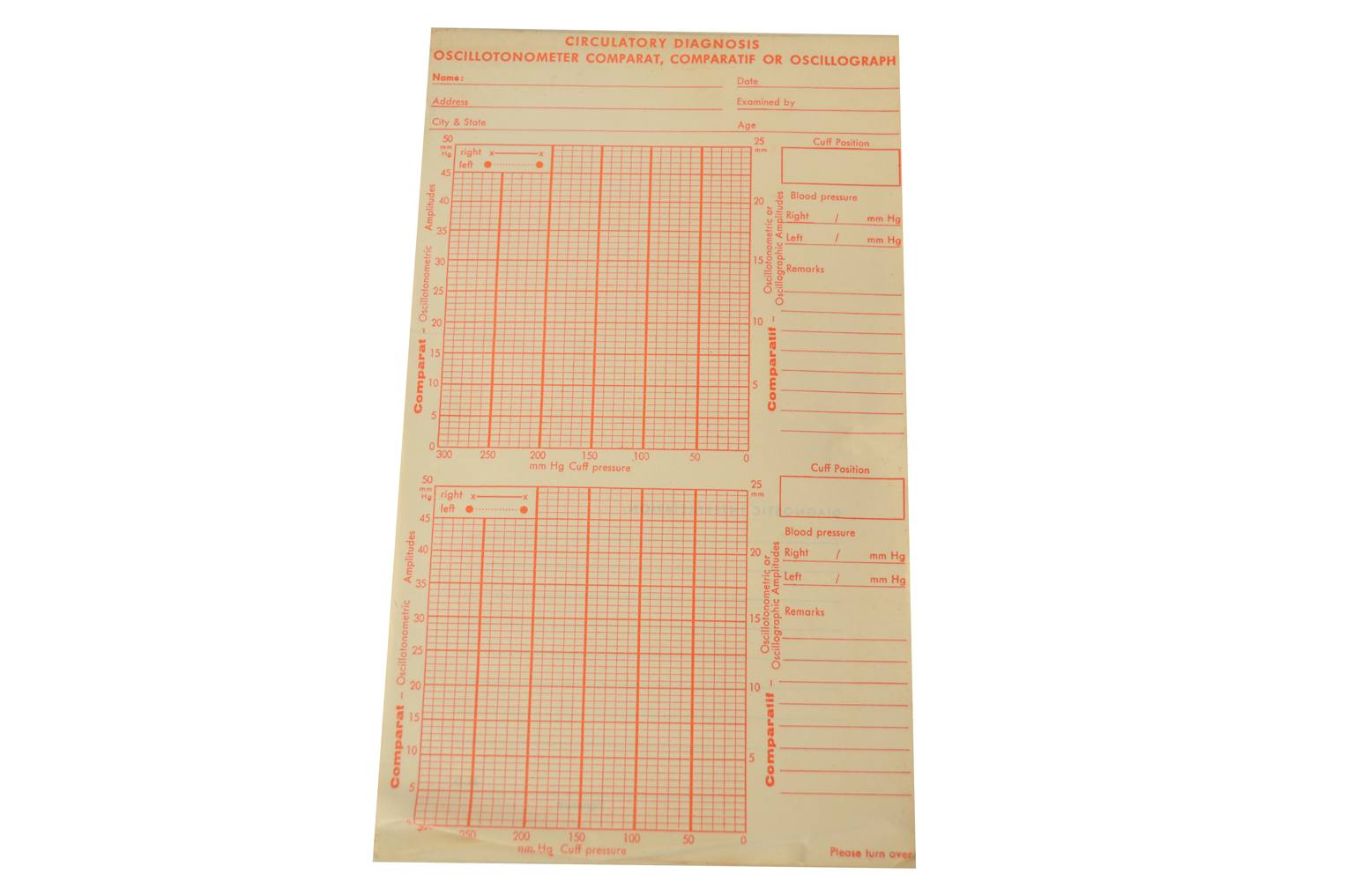 e-Shop/Old medical instruments/Code 5518 Oscillotonometer Comparatif
