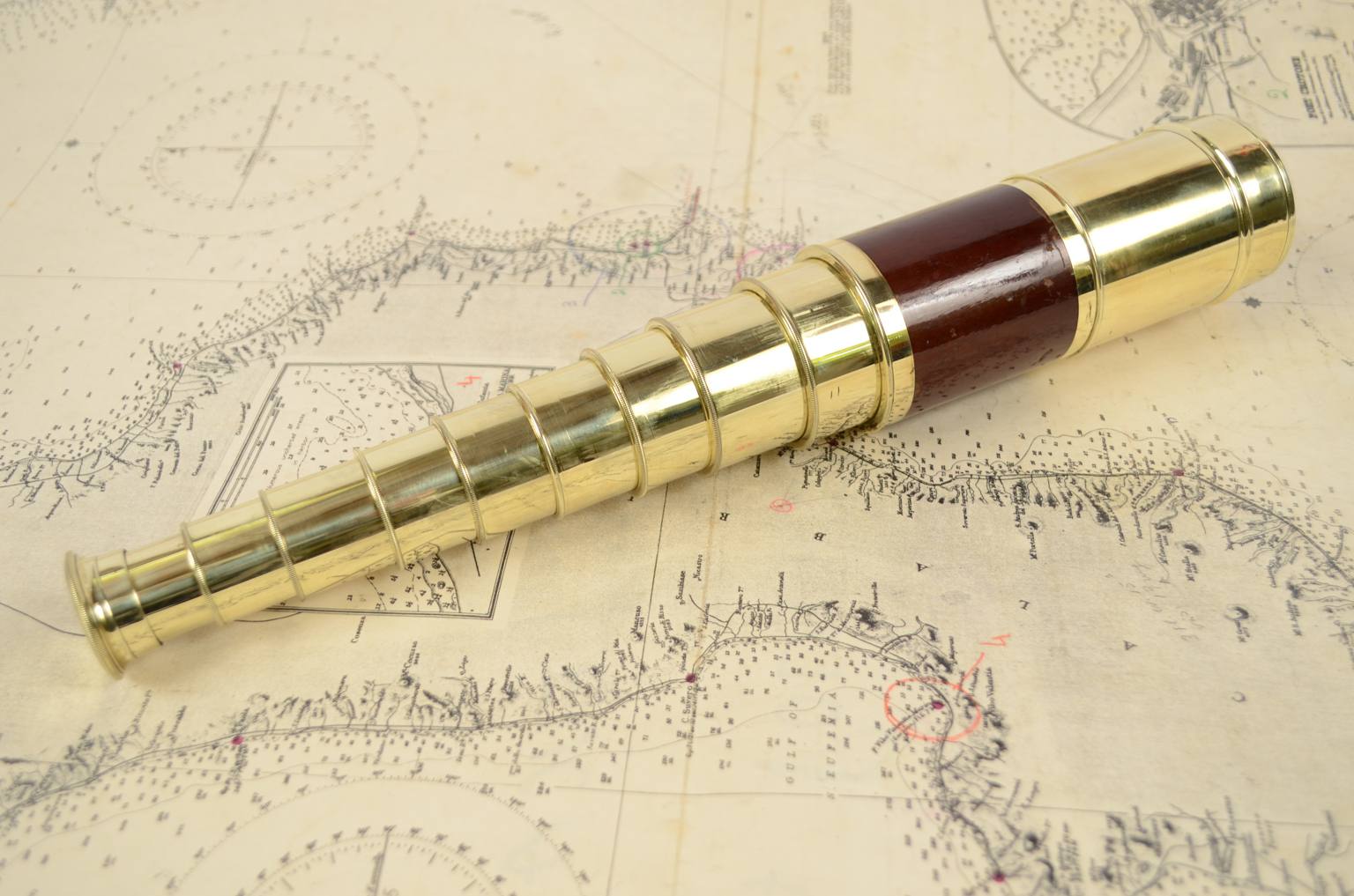 e-Shop/Nautical antiques/Code 6335 Vintage telescope