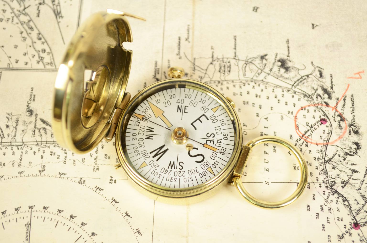 e-Shop/Bussole antiche/Cod. 6480 Bussola antica