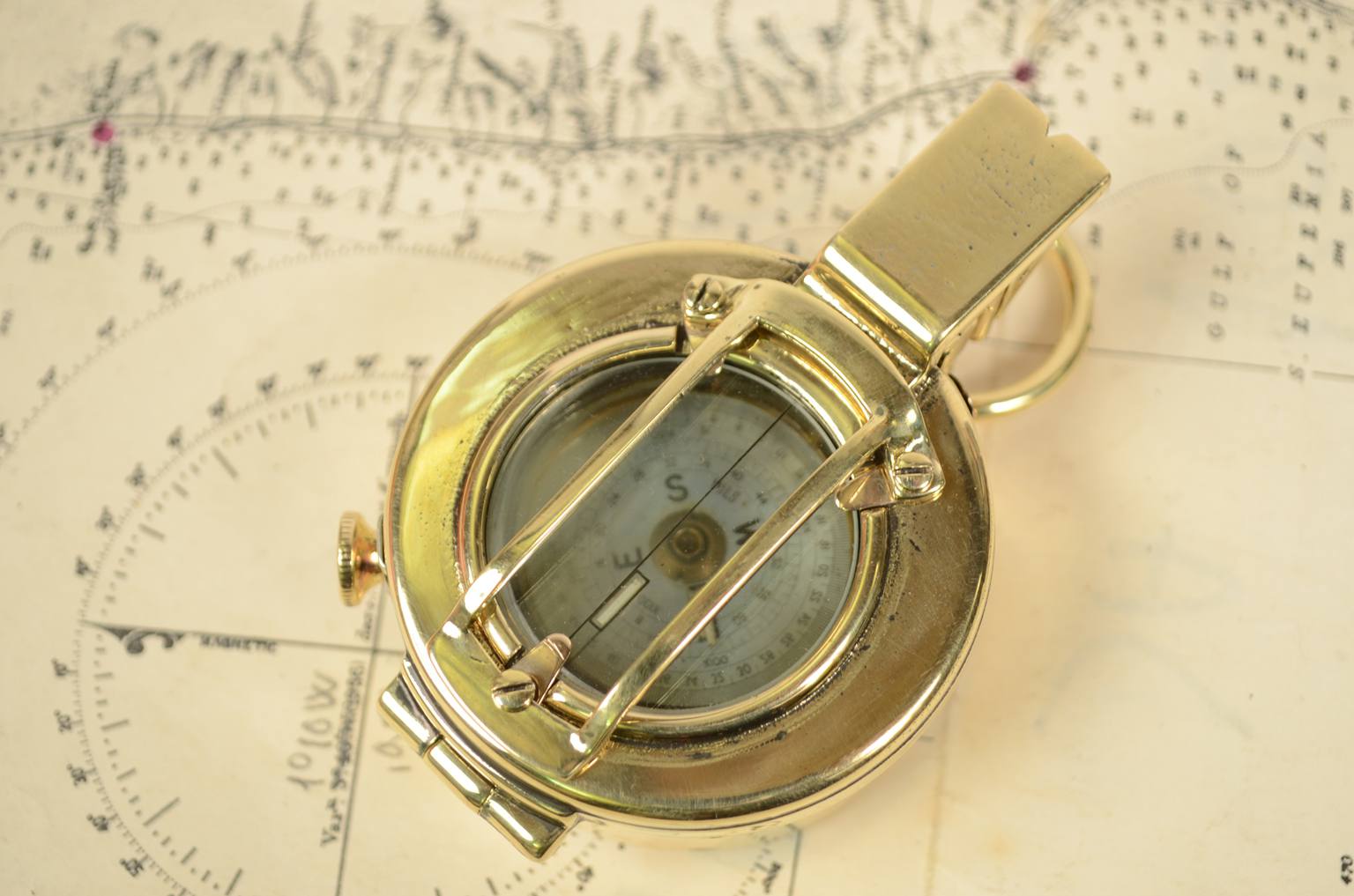 e-Shop/Antique compasses/Code 6517 Prismatic compass
